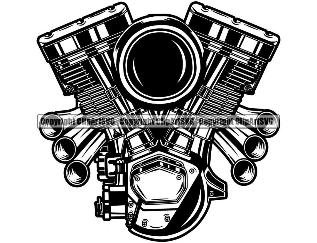 Auto Engine Mechanic Repair Service Fix Garage Shop Sales Engine Car ...