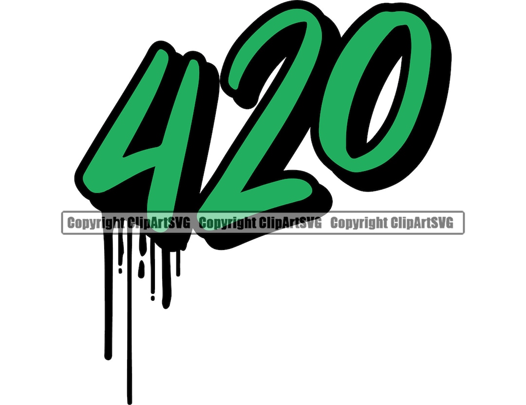 420 Drip Dripping Melt Marijuana Leaf Joint Bud Pot Smoke Weed Cannabis ...