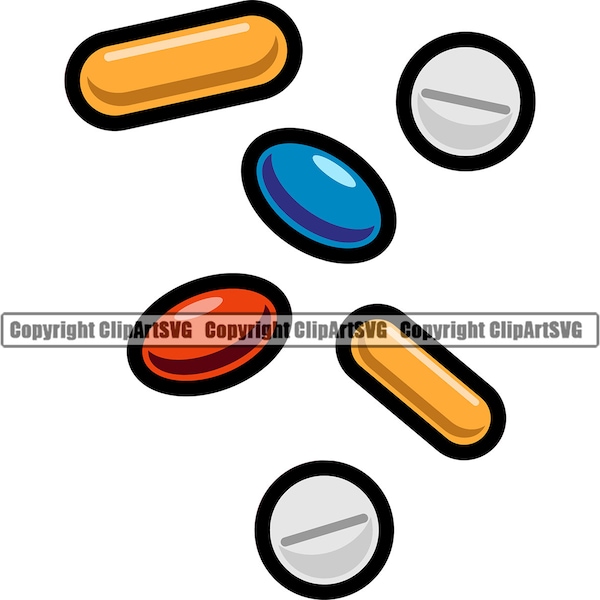 Pill Capsule Svg - Etsy