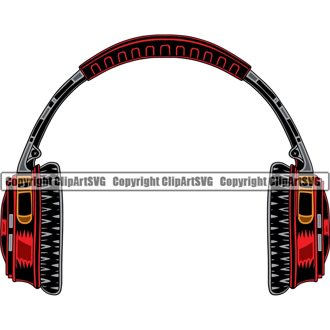 DJ Disc Jockey Headphones Music Turntable Audio Vinyl Record Album Club ...