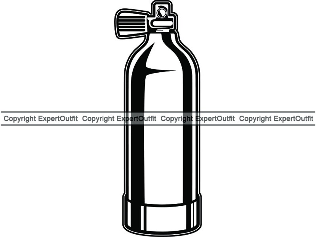 Oxygen Tank Clipart Black And White Tree