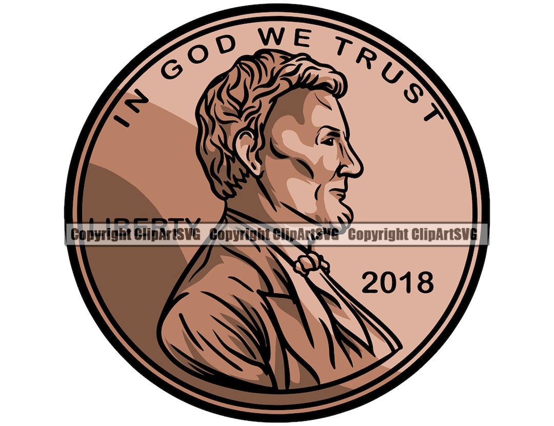 Penny Coin Clipart