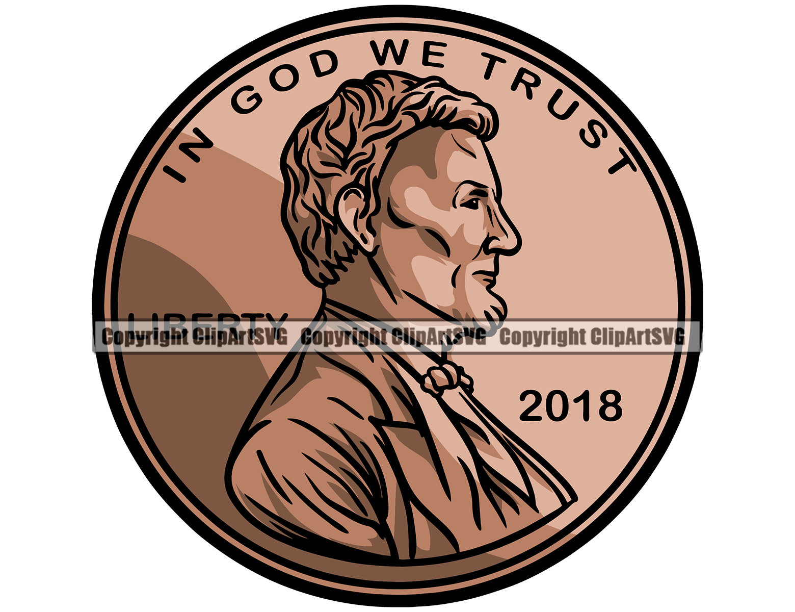 Pennies Clipart