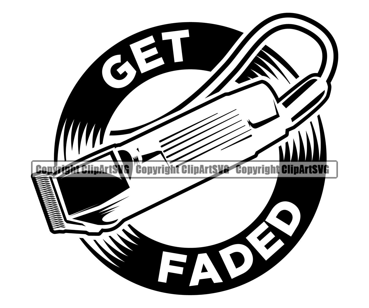 Barber Design Fade Hair Clippers Trimmers Shop Barbershop | Etsy