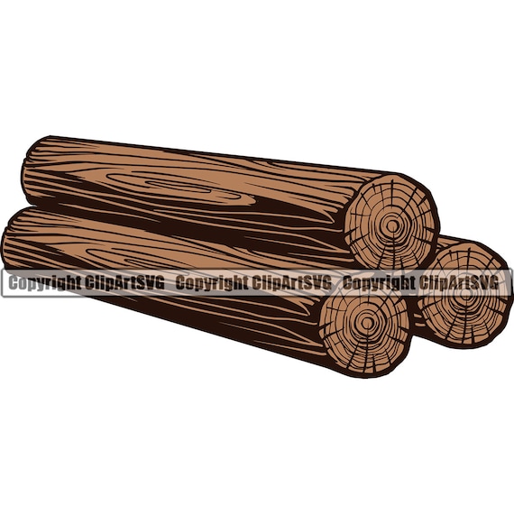 Wooden Logs Timber Natural Brown Tree Lumber Nature Cut | Etsy