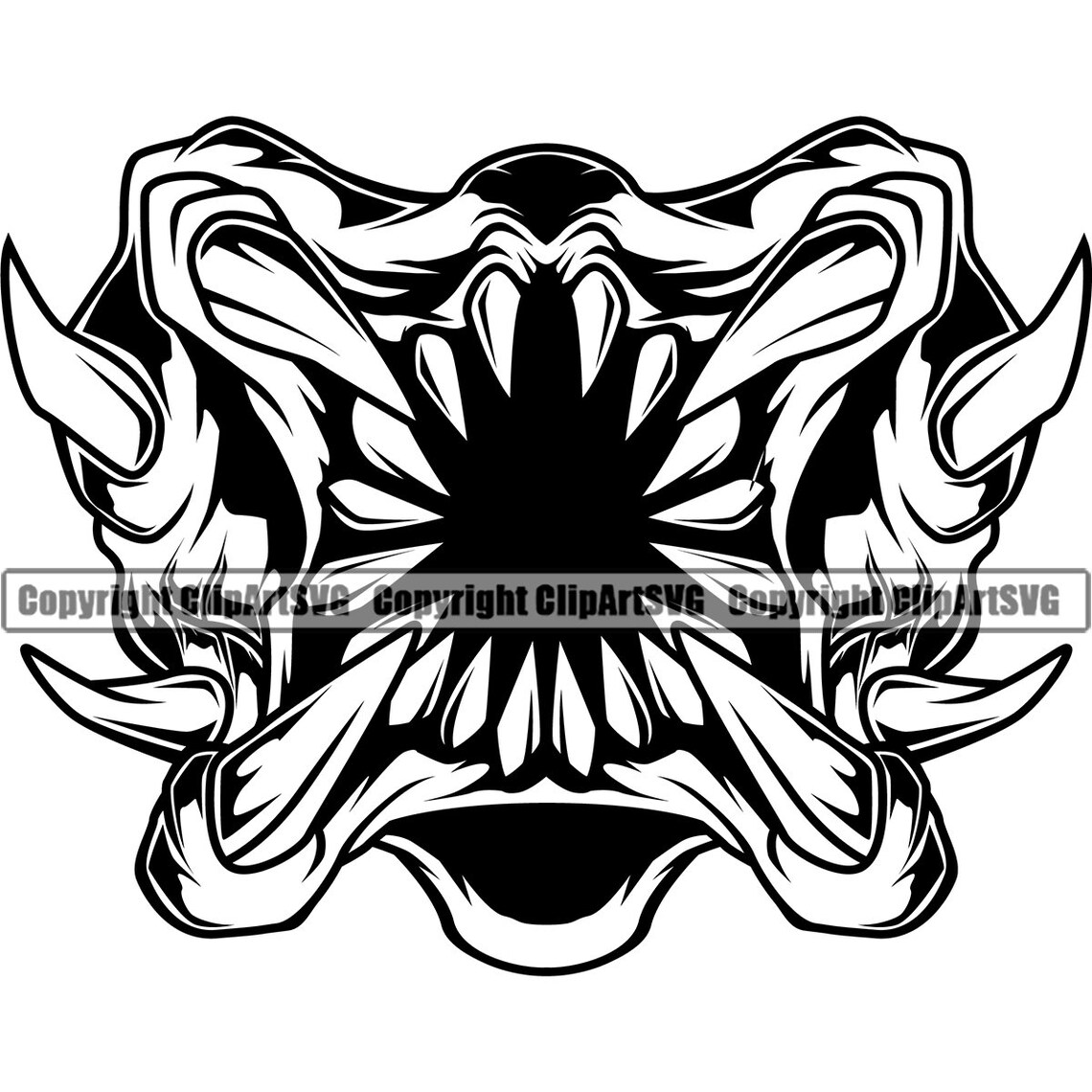 Scary Monster Creature Alien Fang Mask Doctor Nurse Face Cover - Etsy