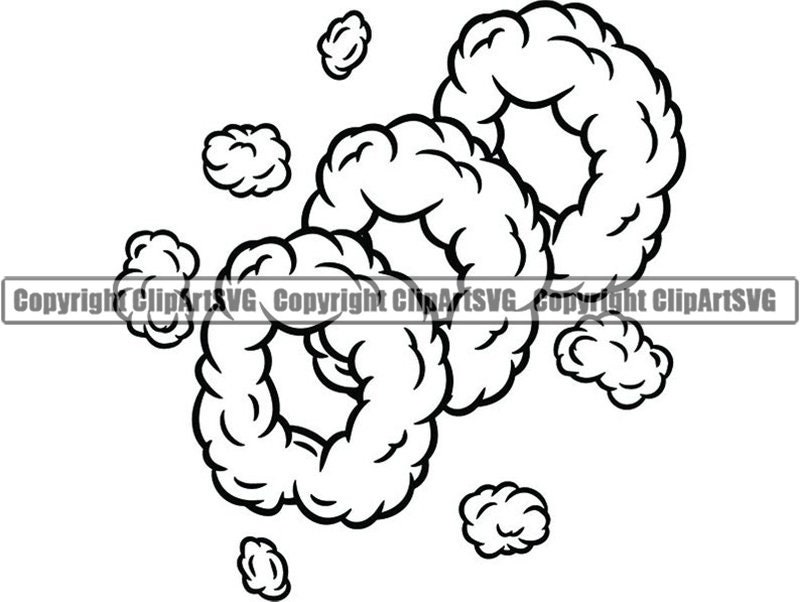 Smoke Cloud #11 Smoking Ring Puff Fog Steam Mist Burn Gas Fire Flame ...