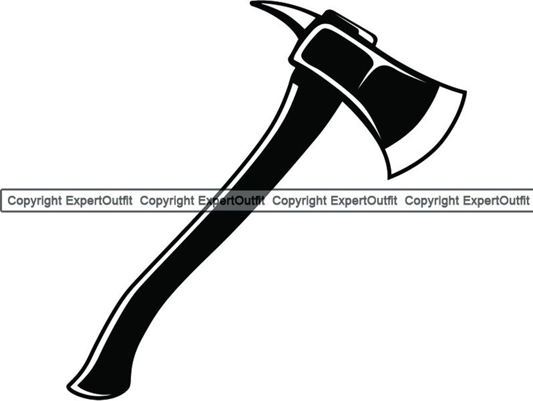 Firefighter Axe #5 Firefighting Rescue Equipment Logo Fireman Fighting ...