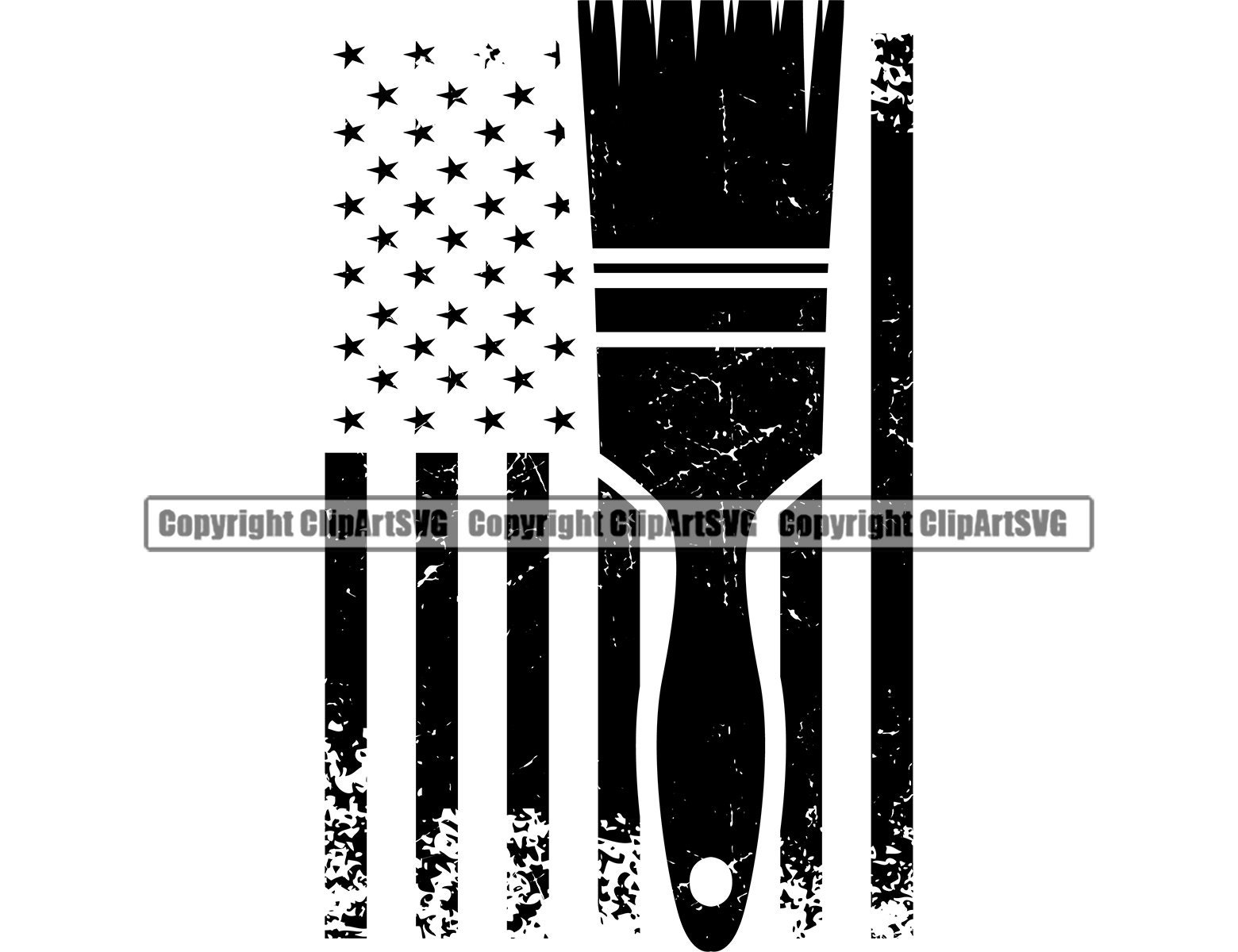 Painter Painting Flag Svg - Etsy