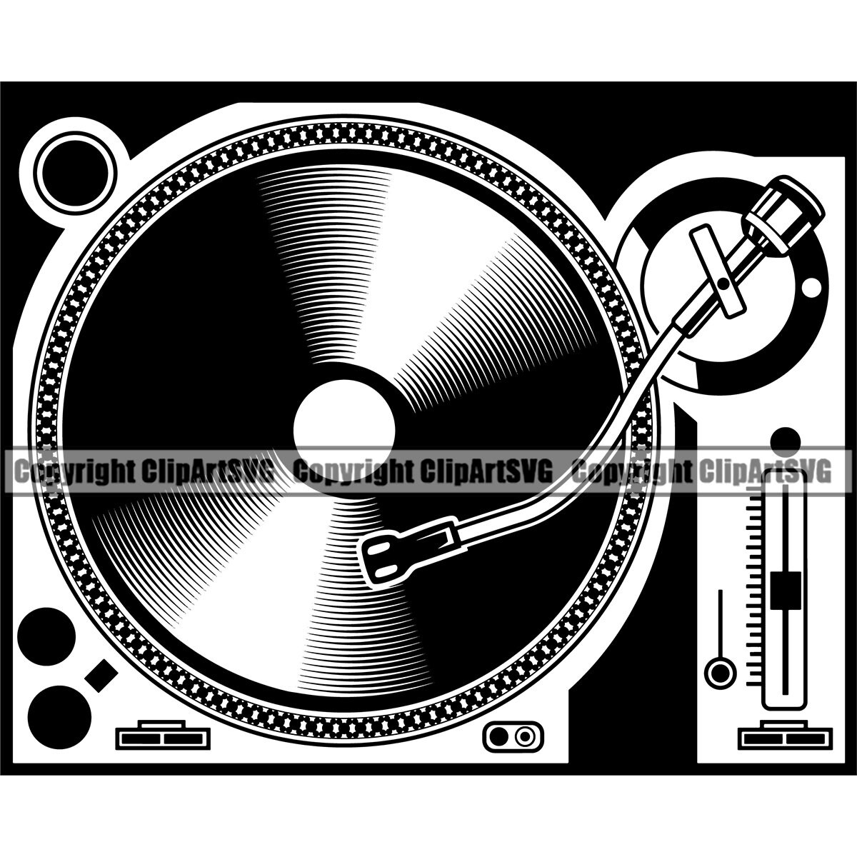 Dj Turntable Drawings Tattoo
