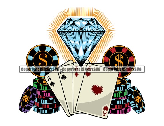 Casino Bet Money Chip Luck Win Risk Play Poker Slot Machine | Etsy