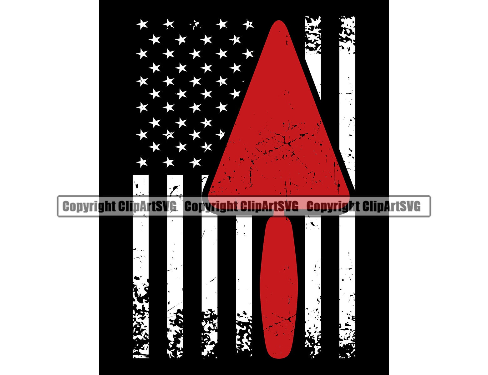 Mason Masonry USA US Flag Spade Construction Building Cement | Etsy