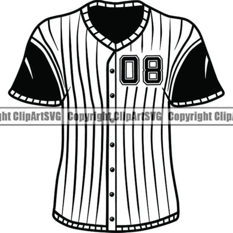 Baseball Jersey Svg - Etsy