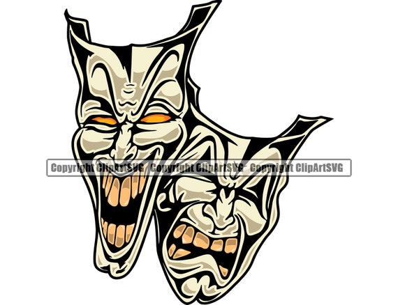 Sad Gangster Clown Drawings