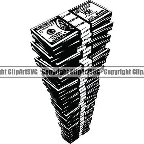 Money Cash Stack 100 Dollar Bill Currency Business Advertising - Etsy