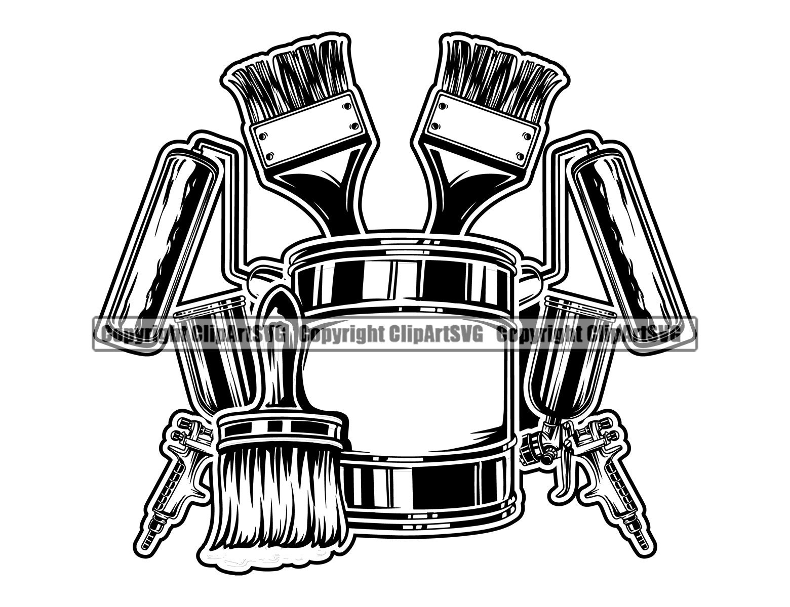 Gray Paint Clipart at Rodney Swisher blog