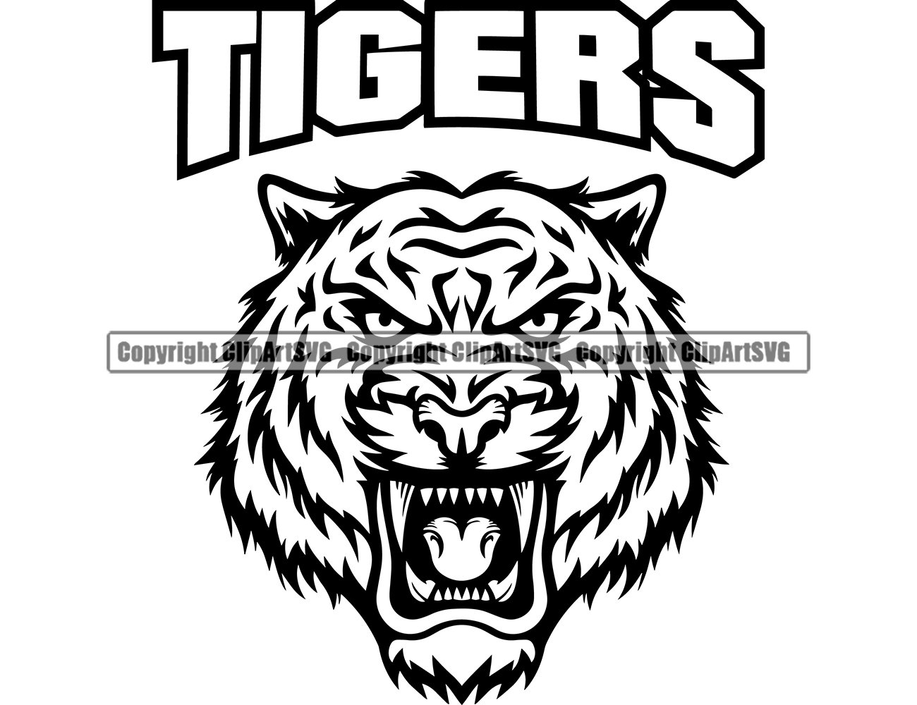 Tiger In School Clipart