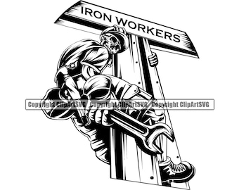 Iron Worker Svg | Etsy