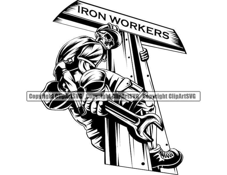Steel Worker Skeleton Welder Welder Welding Metal Iron Beam Torch Skull ...