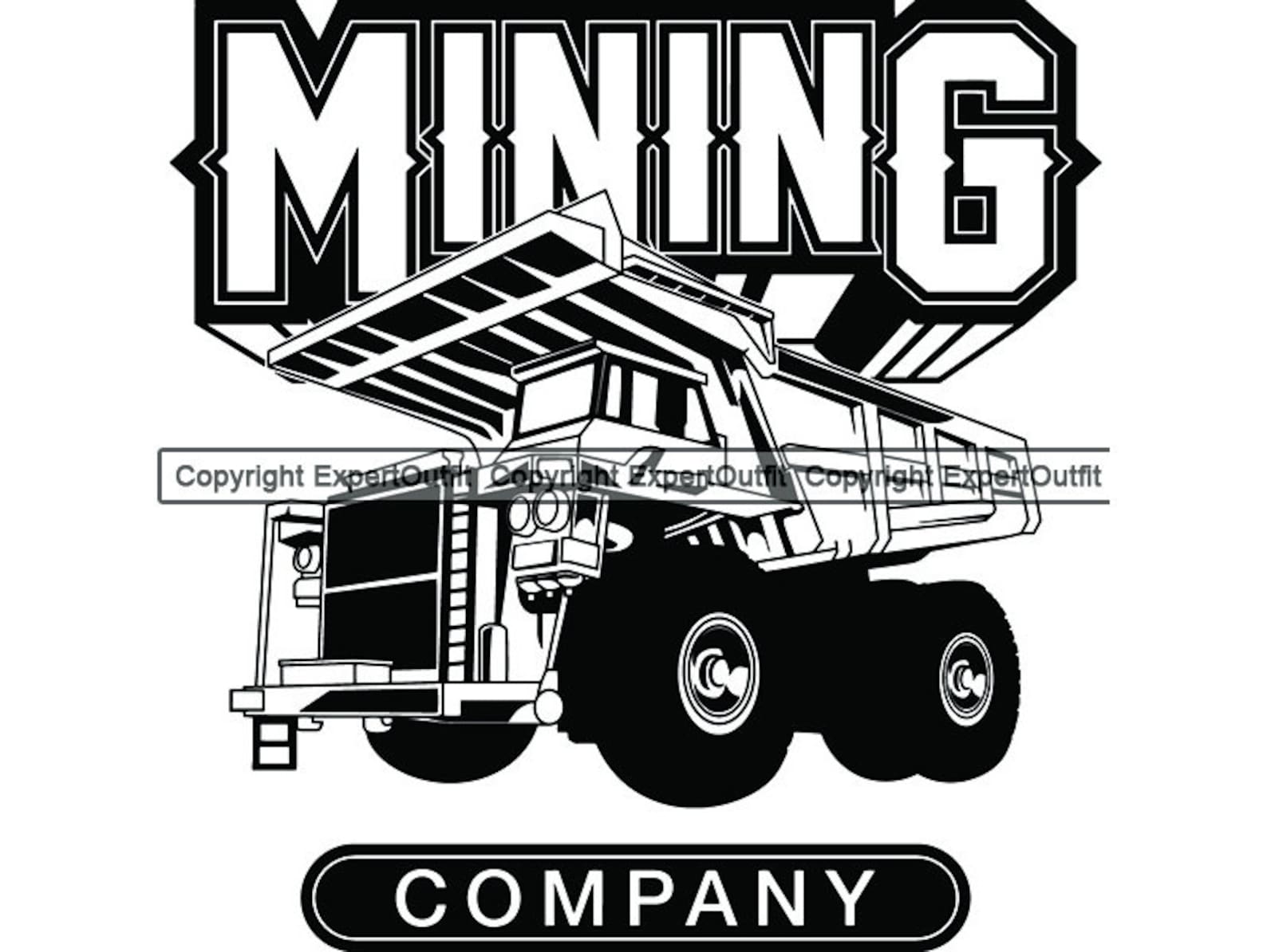 Mining Company Dump Truck Miner Mine Construction Excavate Dig Digging ...