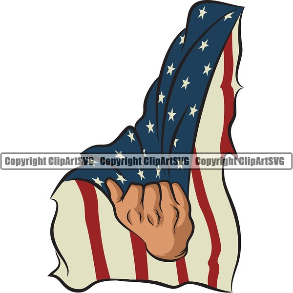 Hand Pulling American Flag Svg - Etsy