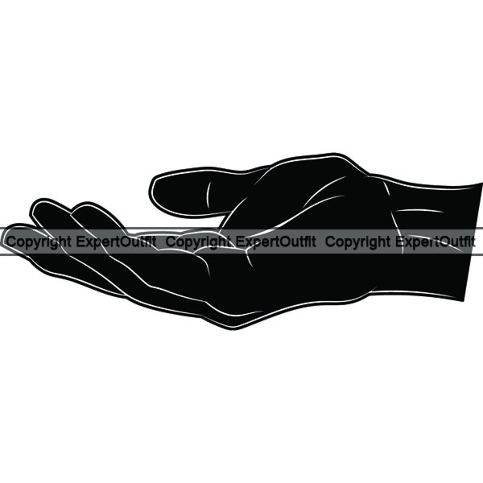 Hand 1 Symbol Arm Sign Hand Gesture Concept Collection - Etsy