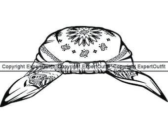 Gangster Bandana Pattern Svg - Etsy