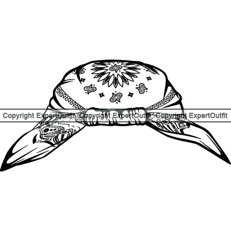 Bandana Scarf 1 Bandanna Paisley Pattern Hat Skull Cap Wrap - Etsy