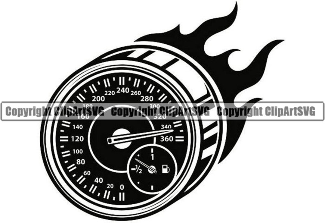Automotive Gauge #1 RPM Equipment Auto Part Car Truck Indy Speed Fast ...