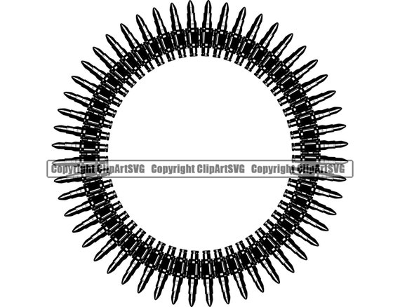 Bullet Chain Circle Ammunition Ammo Ak-47 Military Vet War | Etsy