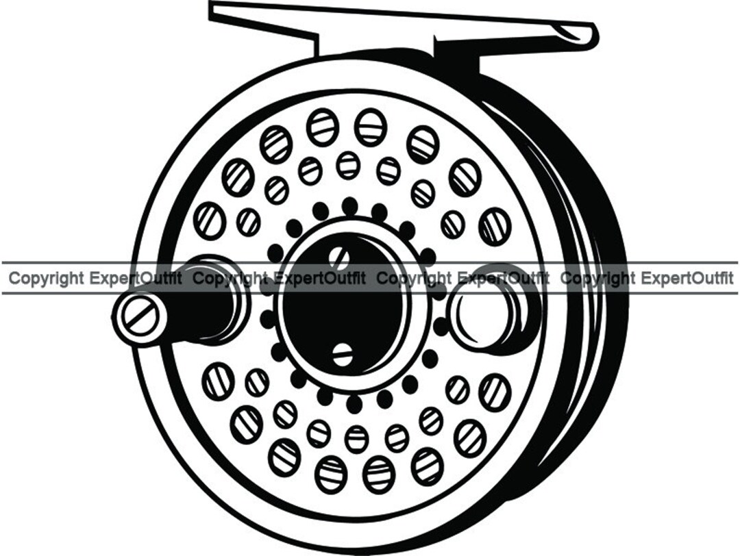 Fishing Fly Reel Reeling Reeler Tool Equipment Rod Fisherman Pulling ...