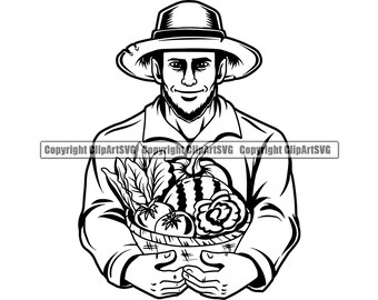 Craft Supplies & Tools Gardner Man Farm Farmer Gardening Garden Plant ...