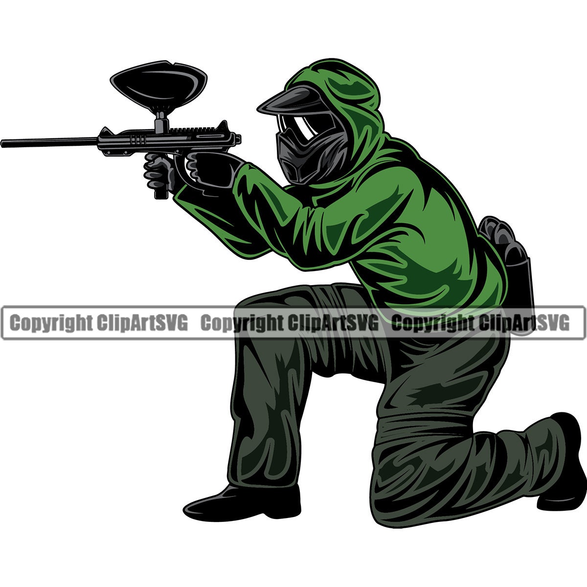 Paintball Clip Art