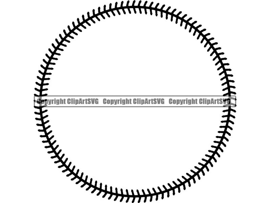 Baseball Stitching Border