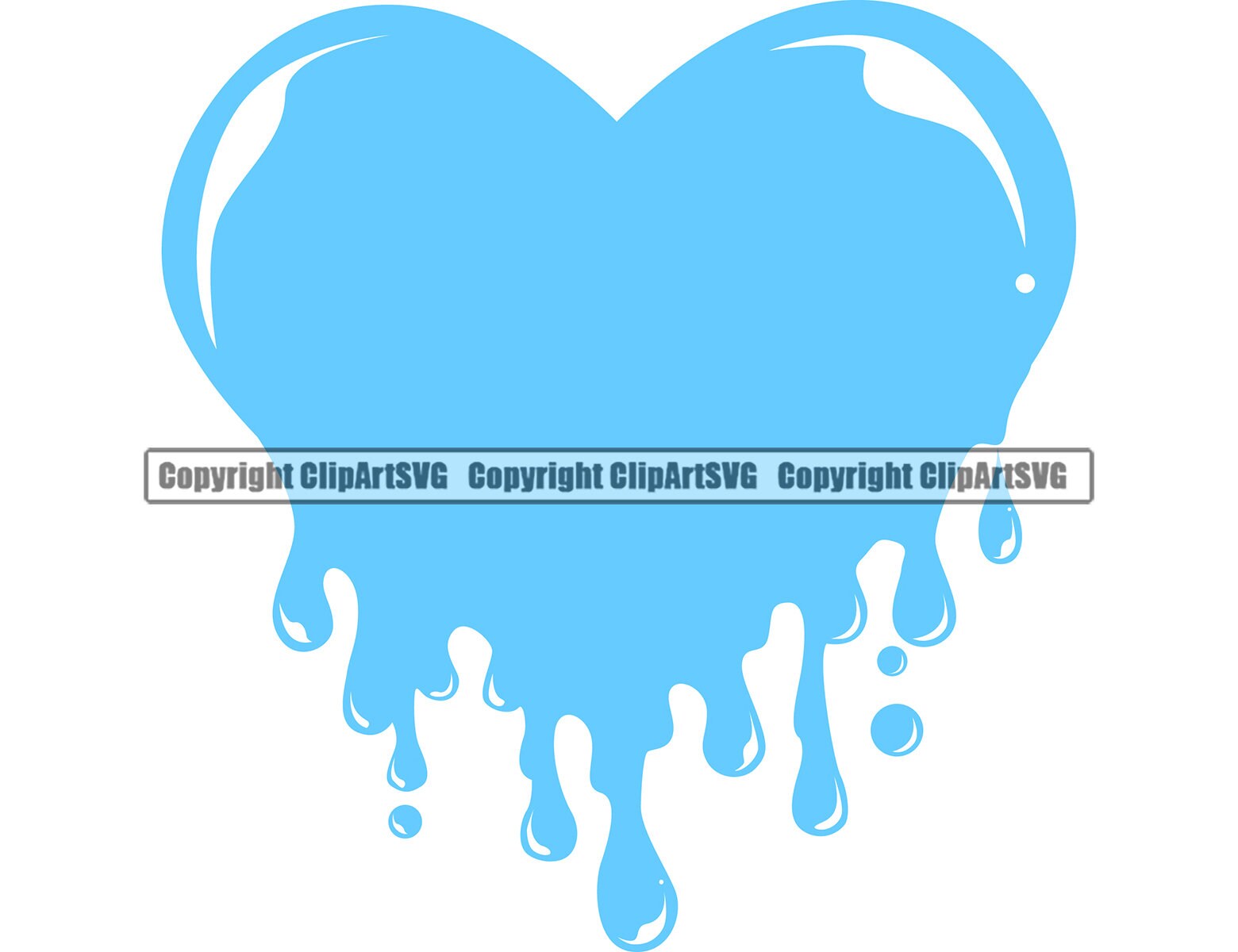 Water Wet Heart Love Drip Dripping Clear Blue Pure Aqua Rain Drop ...