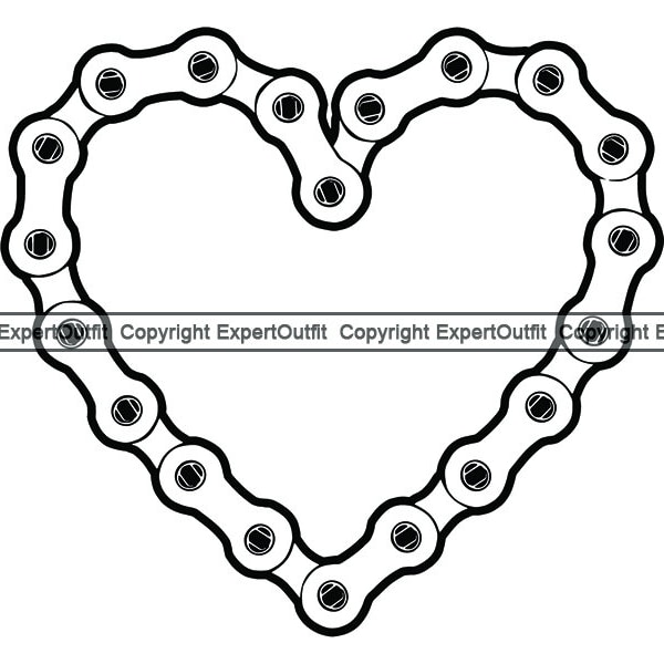 Bike Heart - Etsy