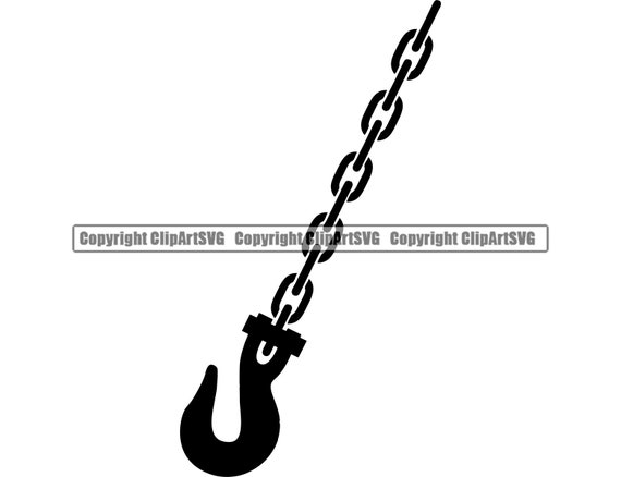Tow Truck Chain Hook Driver Towing Chain Trucker Hauling Cargo - Etsy