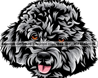 Cockapoo Face Svg - Etsy