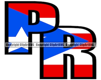 Puerto Rico Word Svg - Etsy