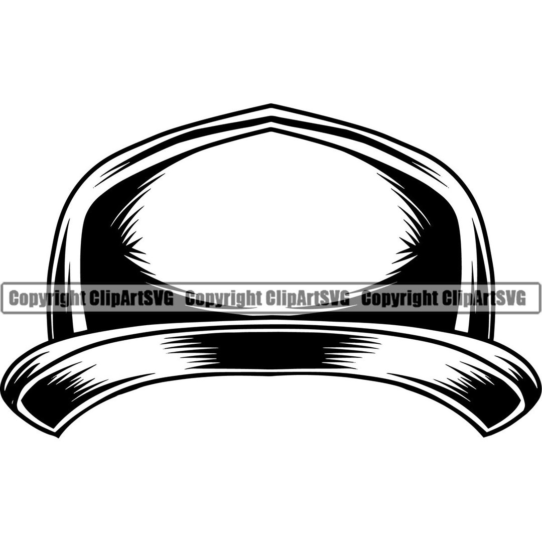 Baseball Cap Gangster Hat Biker Gang Tattoo Illustration Art Fitted ...