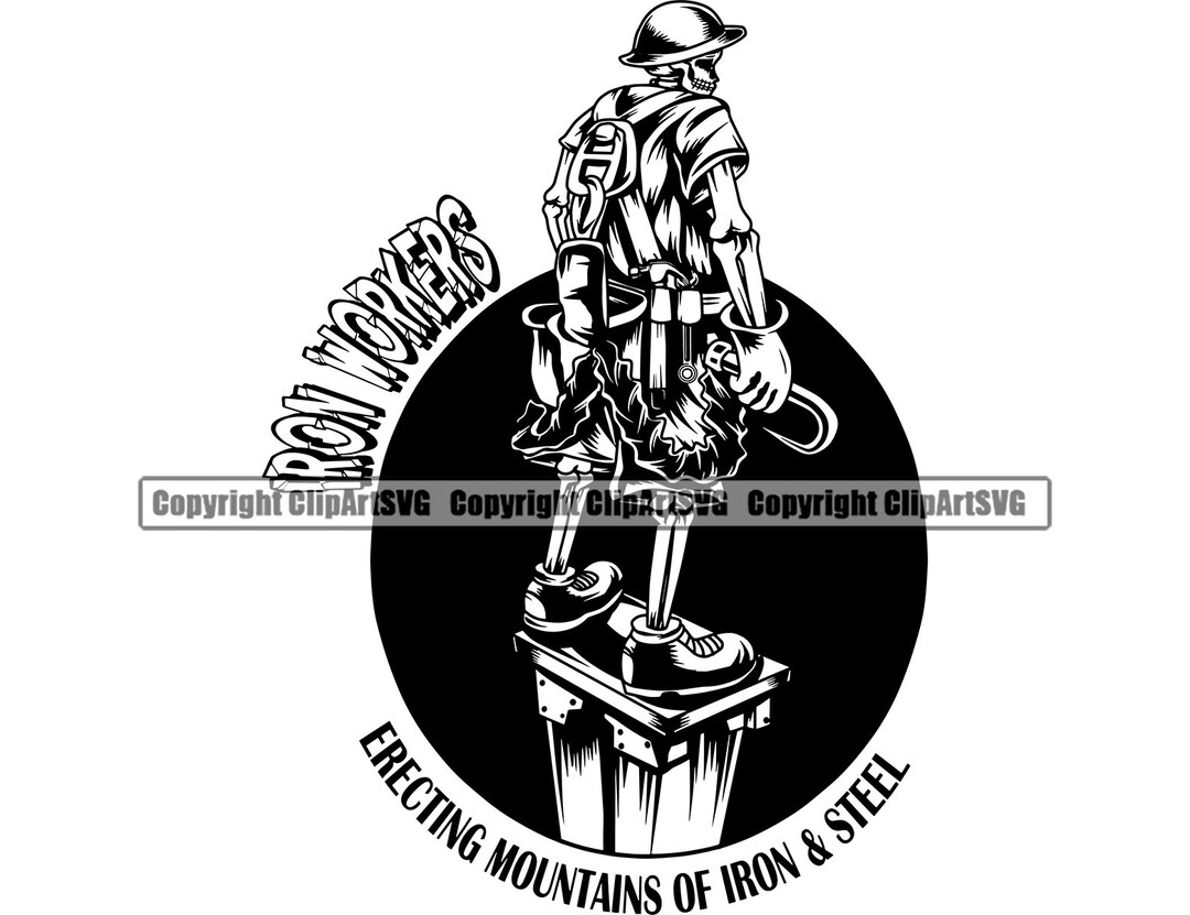Steel Worker Skeleton Welder Welder Welding Metal Iron Beam Torch Skull ...