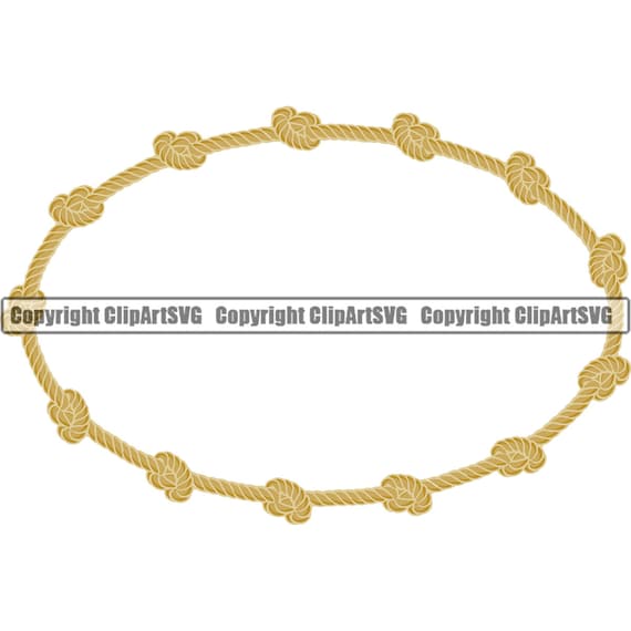 Rope Round Oval Round Frame Border Shield Western Cowboy Rodeo - Etsy