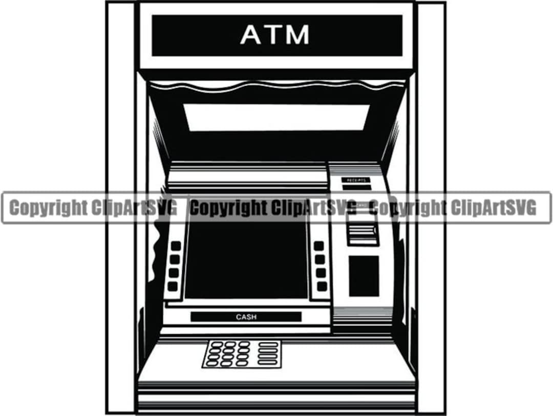 ATM Machine #1 Cash Machine Finance Bank Money Banking Credit Debit ...
