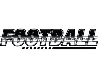 Football Word Svg | Etsy