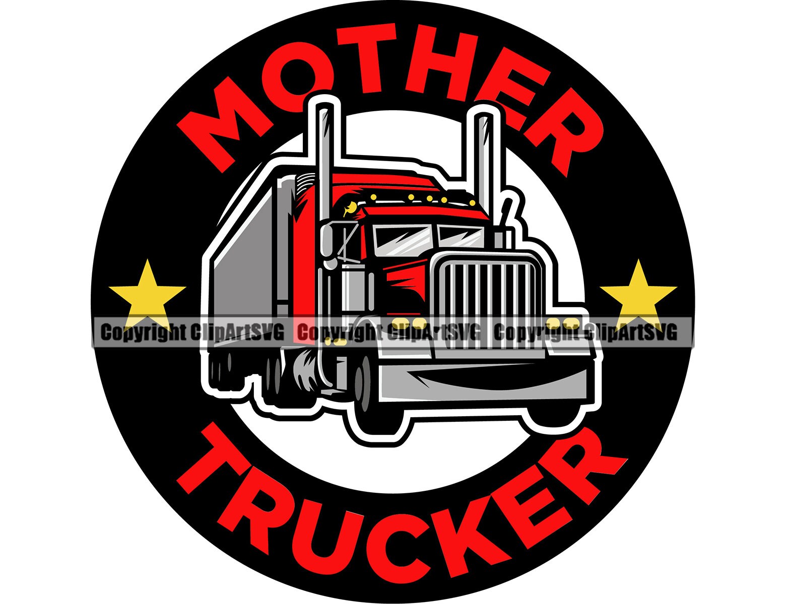 Truck Driver Mother Trucker Trucking Delivery Company Big Rigg | Etsy