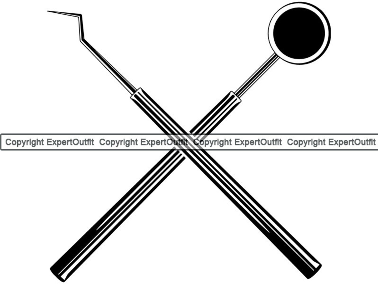 Dentist Tool Dental Oral Tooth Instrument Mirror Probe - Etsy