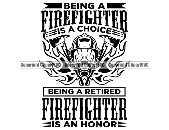 Firefighter Retired Hero Shield Sign USA America American Flag - Etsy