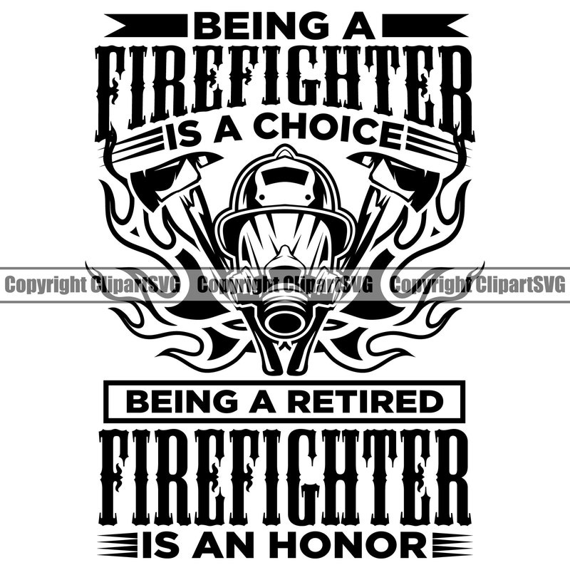 Retired Firefighter - Etsy