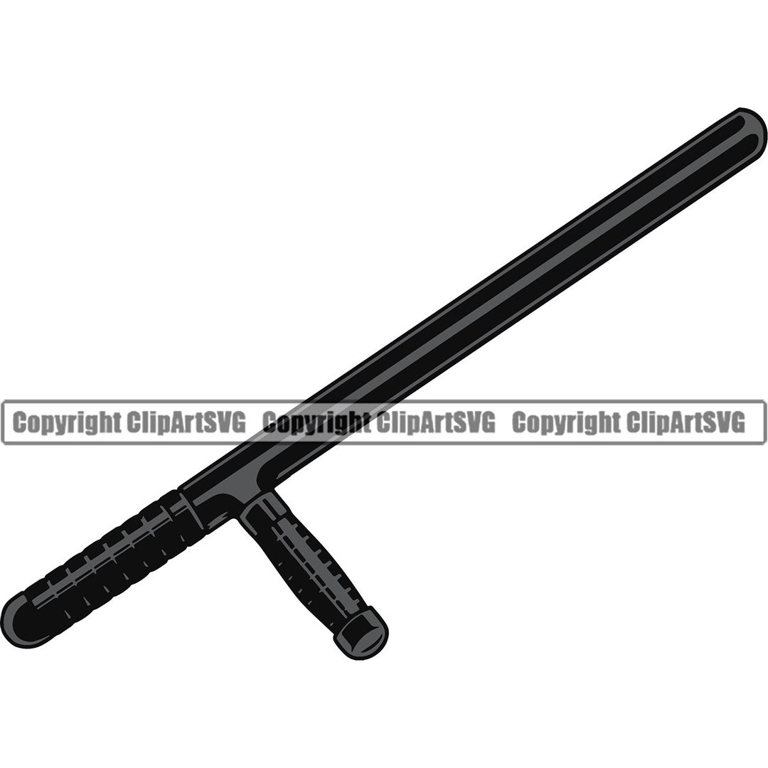 Police Officer Baton Night Stick Self Defense Weapon Policeman Cop ...