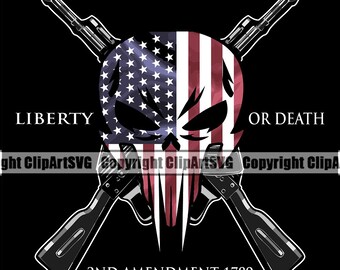 Gun Flag USA America Patriot Liberty Freedom Pistol Rifle Firearm ...